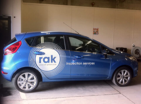 RAK Inspection Services Car Graphics - GT Sign & Print