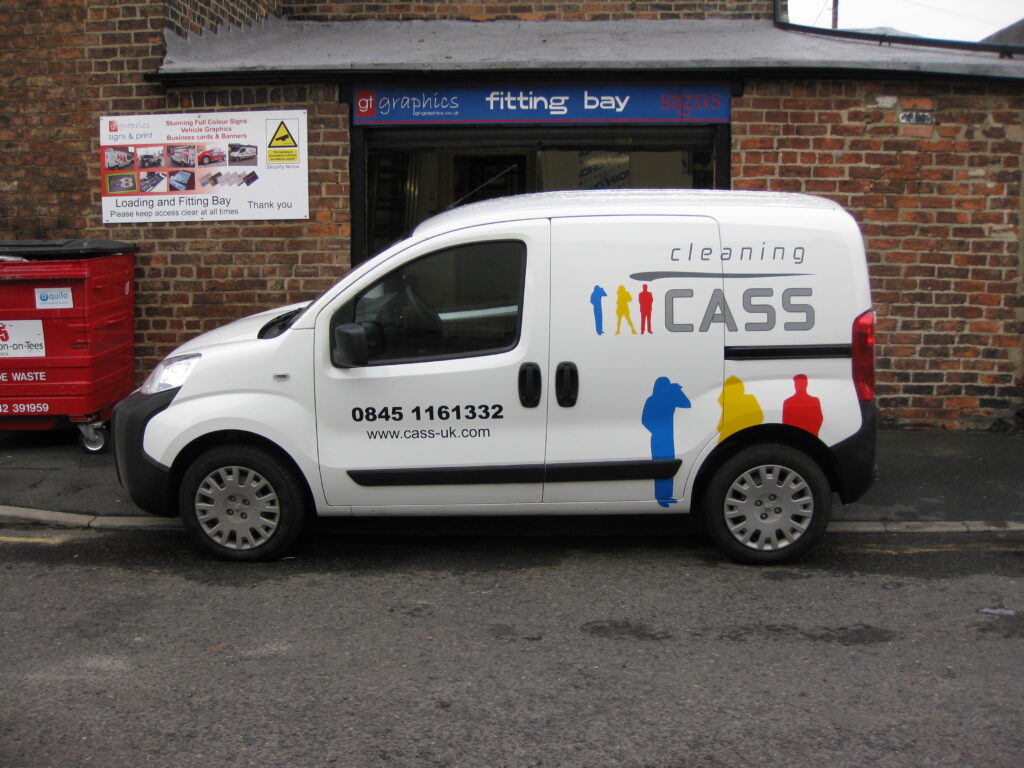 CASS Cleaning Van Graphics - GT Sign & Print