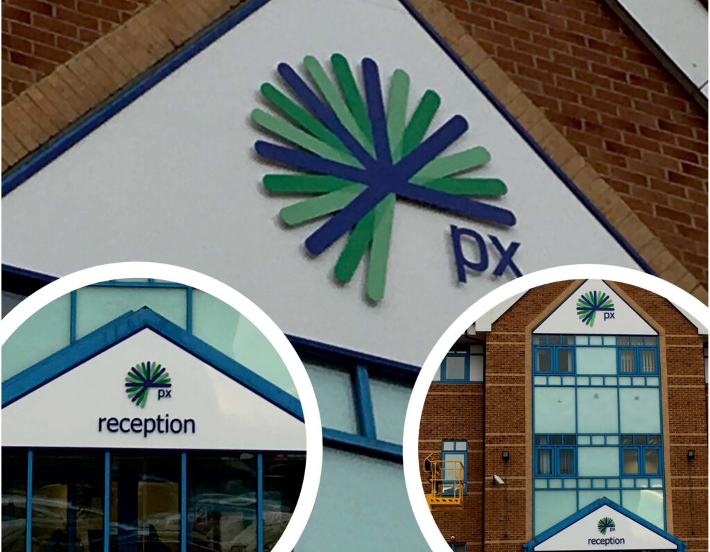 Stand Off PX Group Sign - GT Sign & Print